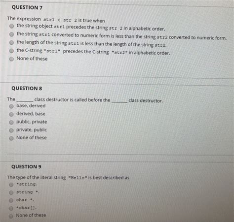 solved question 7 the expression strl