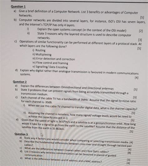 Solved Question A Give A Brief Definition Of A Computer Chegg