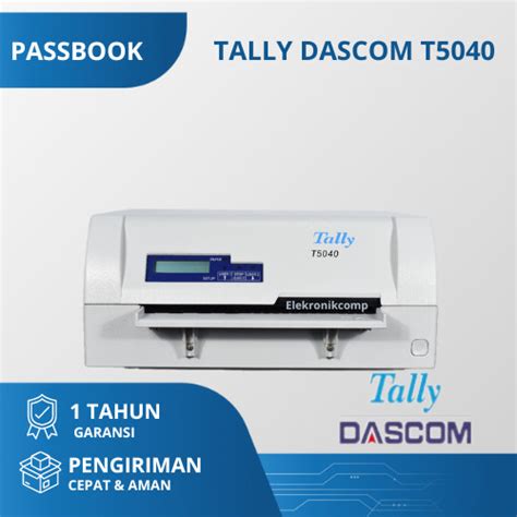 Jual Printer Passbook Tally Dascom T5040 Jakarta Selatan Elekronikcomp Tokopedia