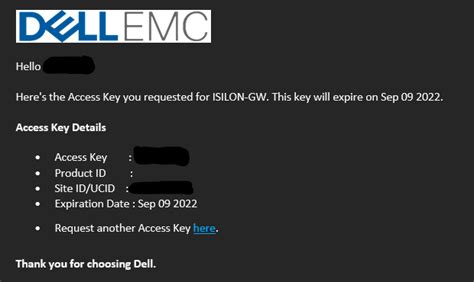 Generate Access Key And Pin For Secure Connect Gateway 5x Dell