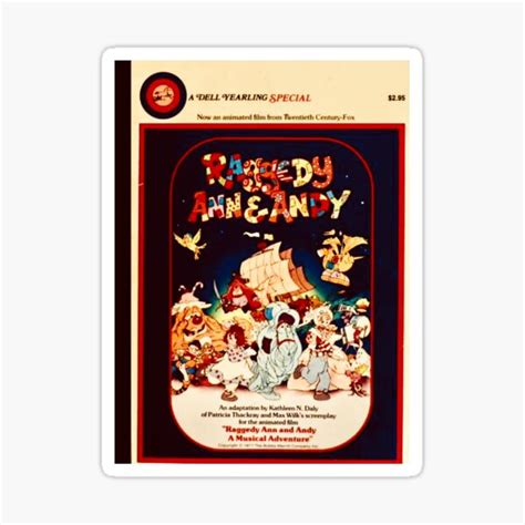 Raggedy Ann And Andy A Musical Adventure Book Sticker For Sale By