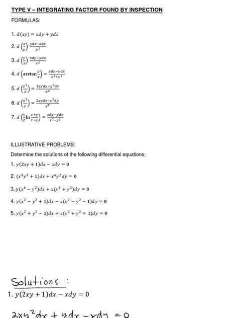 Math 114 Module 3 Additional Topics On Equations Of Order One Pdf
