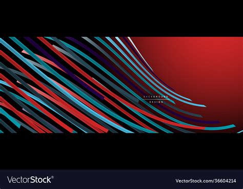 Abstract Colorful Lines Background Royalty Free Vector Image