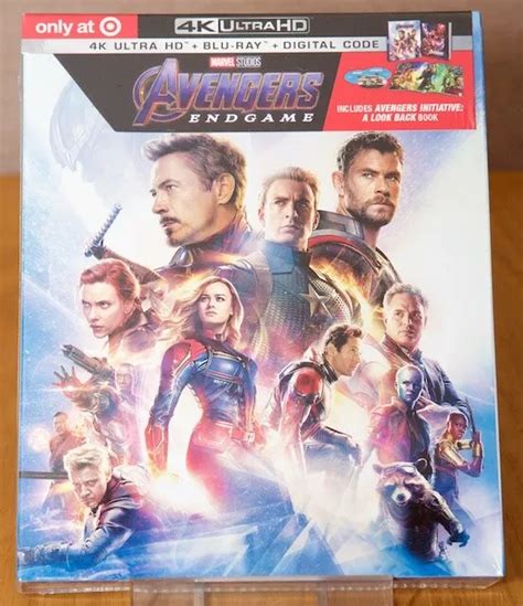 Avengers Endgame Target Exclusive Region Free 4k Uhd And Blu Ray