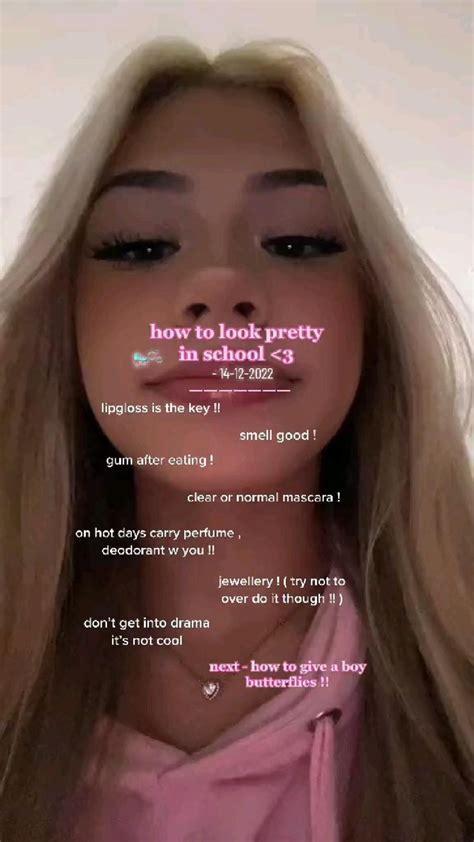 How To Look Pretty In School Tips For Girls Glow Up Tips Cose Da