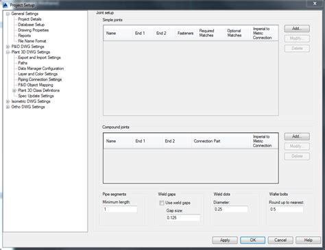 Solved Piping Connection Settings Not Showing Up Autodesk Community