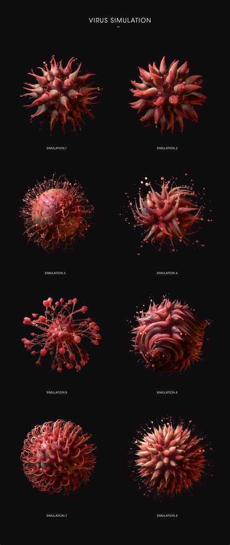 Virus Simulation On Behance