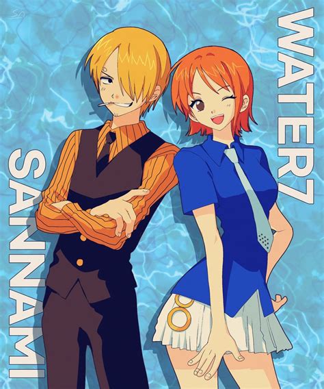 Nami And Sanji One Piece Drawn By Sanam Piece Danbooru