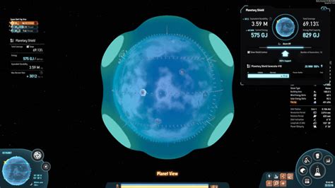 Full Planetary Shield Coverage With Only 10 Generators R Dyson Sphere
