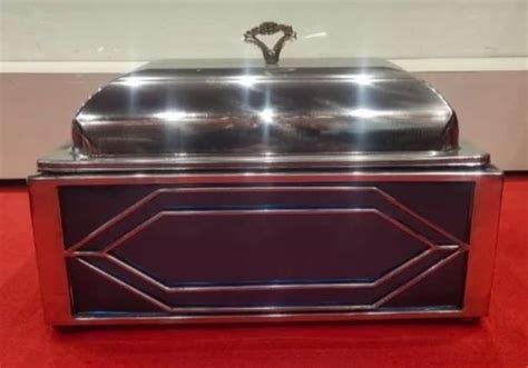 Square Silver Litre Stainless Steel Chafing Dish For Hotel