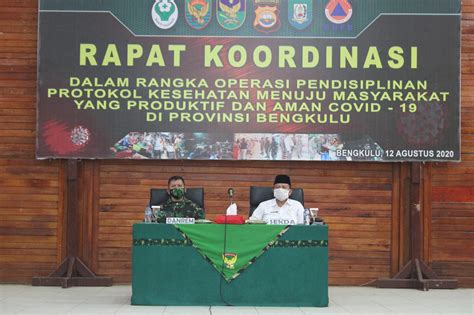 Pemprov Bengkulu Akan Berikan Sanksi Tegas Bagi Pelanggar Protokol