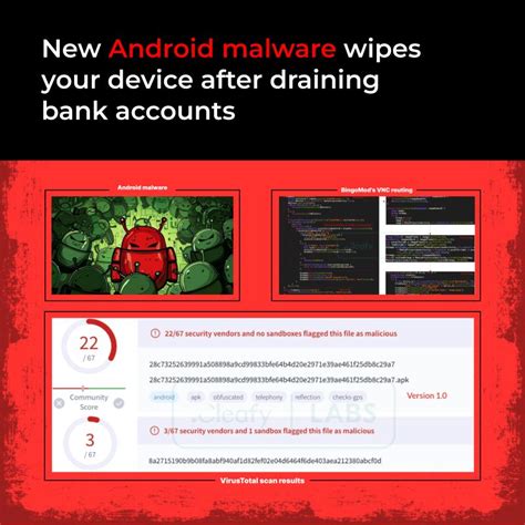 Bingomod Is A New Android Malware That Steals Money From Victims Bank Accounts And Can Wipe