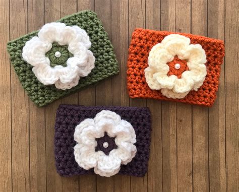 Crochet Coffee Cup Cozy Tea Cup Cozy Iced Coffee Cup Cozy Reusable