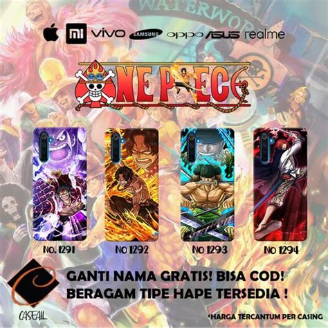 Jual Case Casing One Piece SEMUA TIPE HP Oppo Vivo Samsung Dan Tipe Lain Jakarta Barat