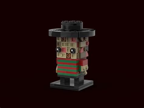 Lego Moc Brickheadz Freddy Krueger By Skmoc Rebrickable Build With Lego