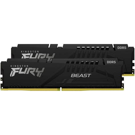 Оперативная память 16Gb DDR5 5200MHz Kingston Fury Beast (KF552C40BBK2 ...