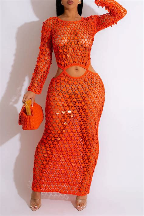 Wholesale White Sexy Solid Hollowed Out Patchwork Swimwears Cover Up