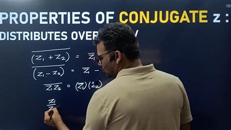 class 11th complex number properties of conjugate and modulus maths jee