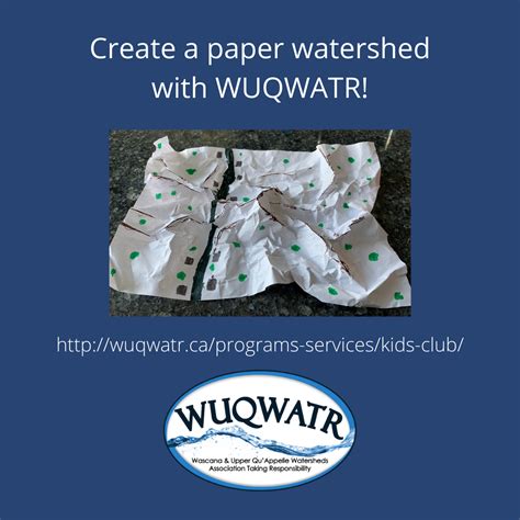 Paper Watershed Activity Wuqwatr Regina