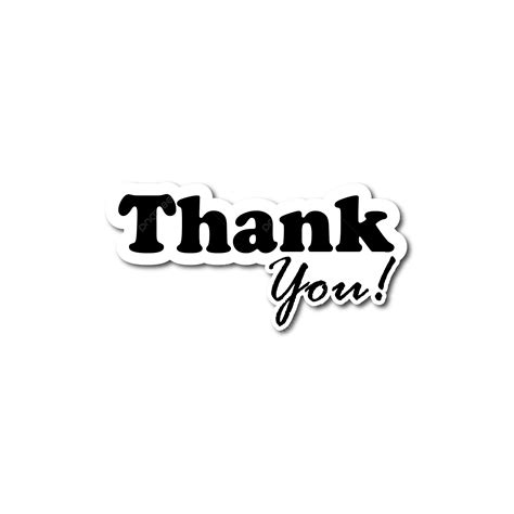 Simple Thank You Text Vector Simple Thank You Png And Vector With