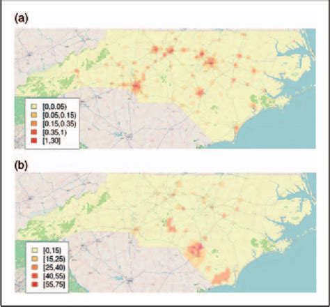 figure 1 from log gaussian cox processes and spatially aggregated