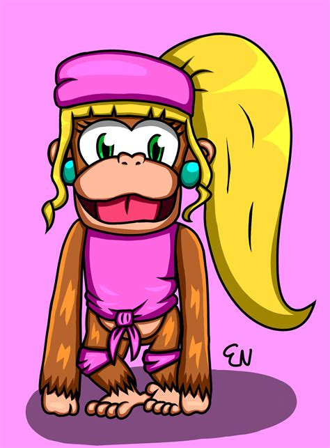 Dixie Kong By Chaoticyanyan On Deviantart