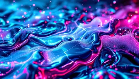 Free Neon Liquid Dance Image Download At Stockcake