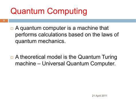 Quantum Computing Introduction PPTX