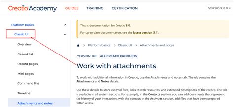 Link In Attachements Of Freedom Ui Community Creatio