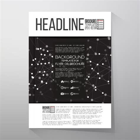 Interconnection Network Molecular Structure Vector Image