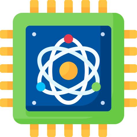 Quantum Computing Free Electronics Icons