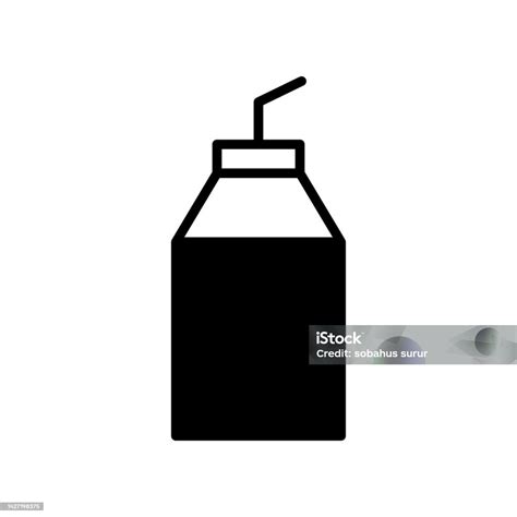 밀크 박스 아이콘입니다 편집 가능한 스트로크 디자인 템플릿 벡터 0명에 대한 스톡 벡터 아트 및 기타 이미지 0명 개념 개념과 주제 Istock