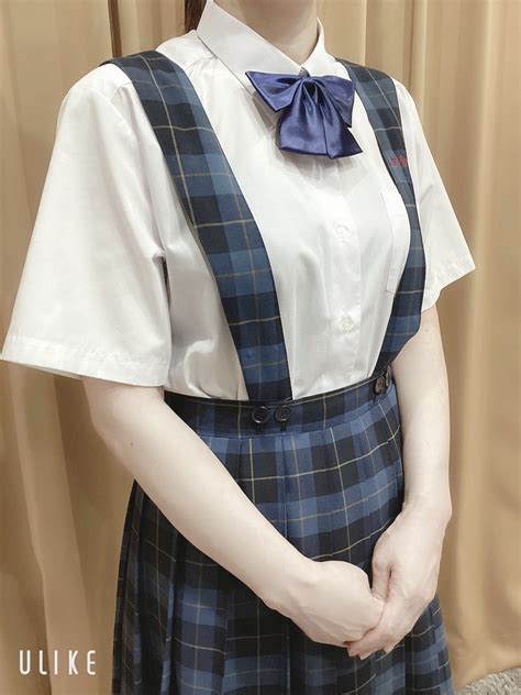制服市場 福岡県 激カワ福岡志免町立志免中学校夏ジャンスカセット素敵なネイビーチェック基調