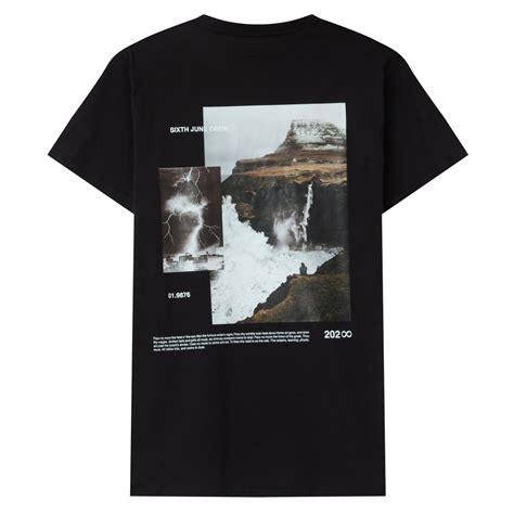 T Shirt Moodboard Noir Sixth June