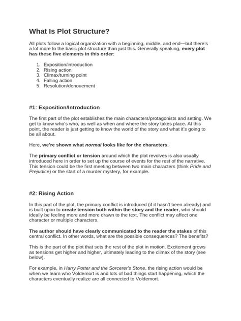 What Is Plot Structure Pdf Wuthering Heights Hamlet