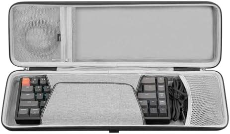 Geekria 65 Keyboard Mouse Combo Case Hard Shell Travel Carrying Bag For 68 Keys Compact
