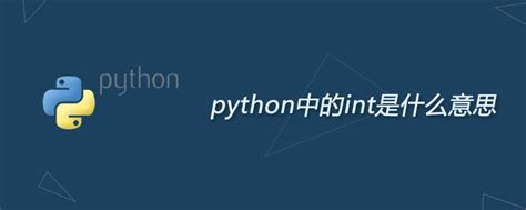 python语言int什么意思 python中的int是什么意思 csdn博客