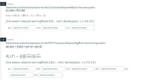 Solved Determine An Analytical Expression For The Unit