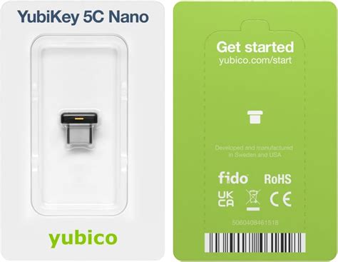 Yubico YubiKey 5C Nano USB C Two Factor Bahrain Ubuy