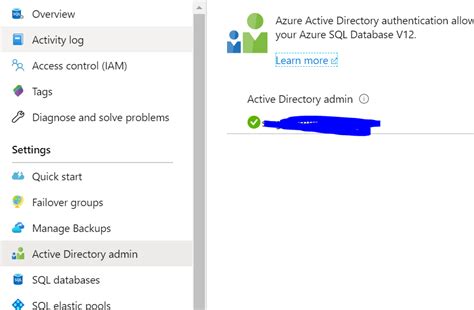azure active directory non admin user access azure sql database stack