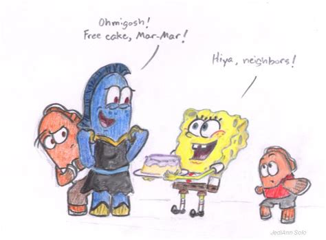 Sponge Meets Nemo By Jediannsolo On Deviantart