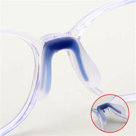 1pc Anti Slip Silicone Nose Pads For Glasses Push On Nasal Pad