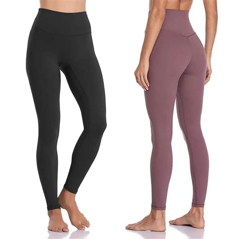 Womens Solid Color Sports Fitness Hip Yoga Pants Sweatpants Athletic