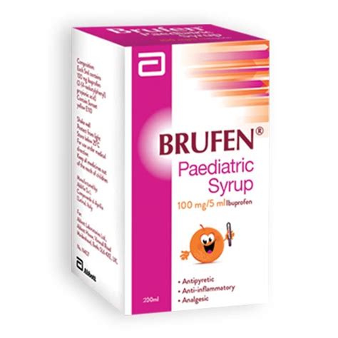 Buy Brufen 100mg 5ml Syrup 200ml Bot Online At Best Price In The Uae