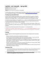 Cpts Lab Pdf Cpts Lab Haskell Spring Assigned