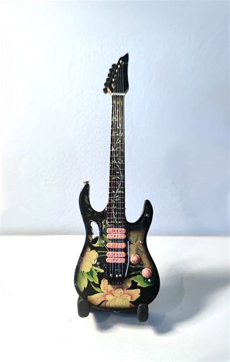 Steve Vai Flower Jem Miniature Guitar Replica Collectible Etsy