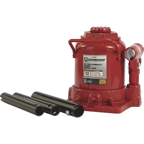 Strongway Ton Hydraulic Low Profile Bottle Jack Northern Tool