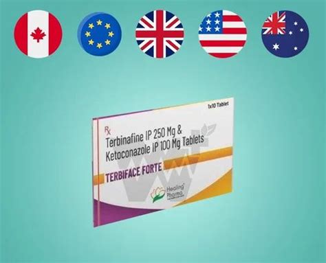 Terbinafine And Ketocoazole Terbiface Forte 250mg Tablet At ₹ 100box