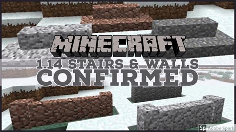 Minecraft 1 14 Granite Andesite Diorite Walls And Stairs Youtube