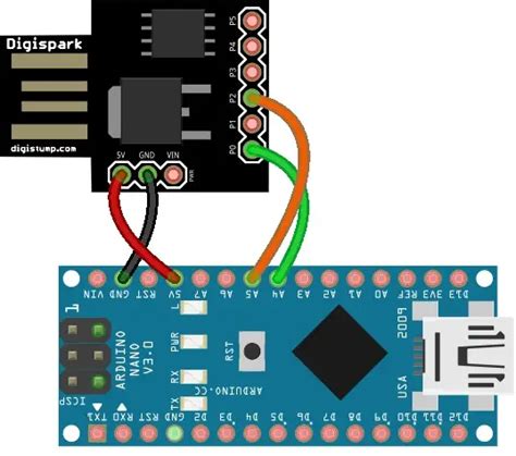 Comunicación entre Arduino y Digispark por medio de I2C Panama Hitek